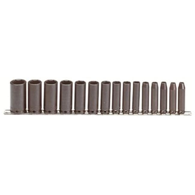 Proto 3/8 In Drive 15 Piece Deep Impact Socket Set 6 Point - Walmart.com