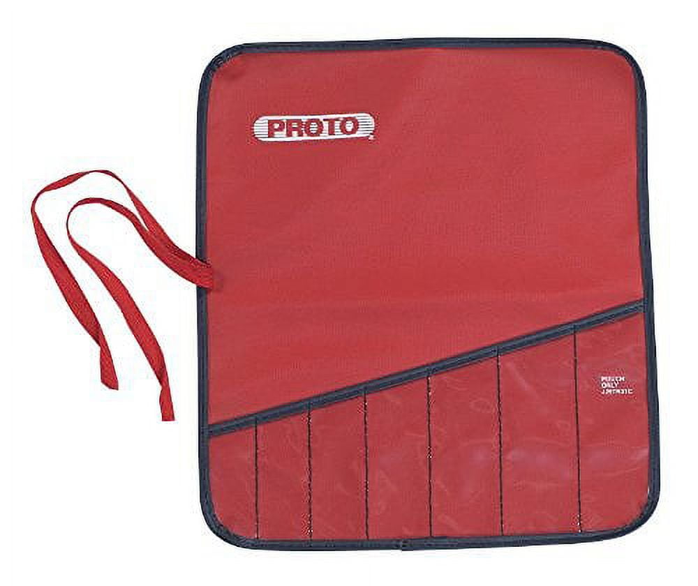 Proto Vinyl Tool Kit Pouches, 26 Compartments, Red, Vinyl, 1 EA (577 ...