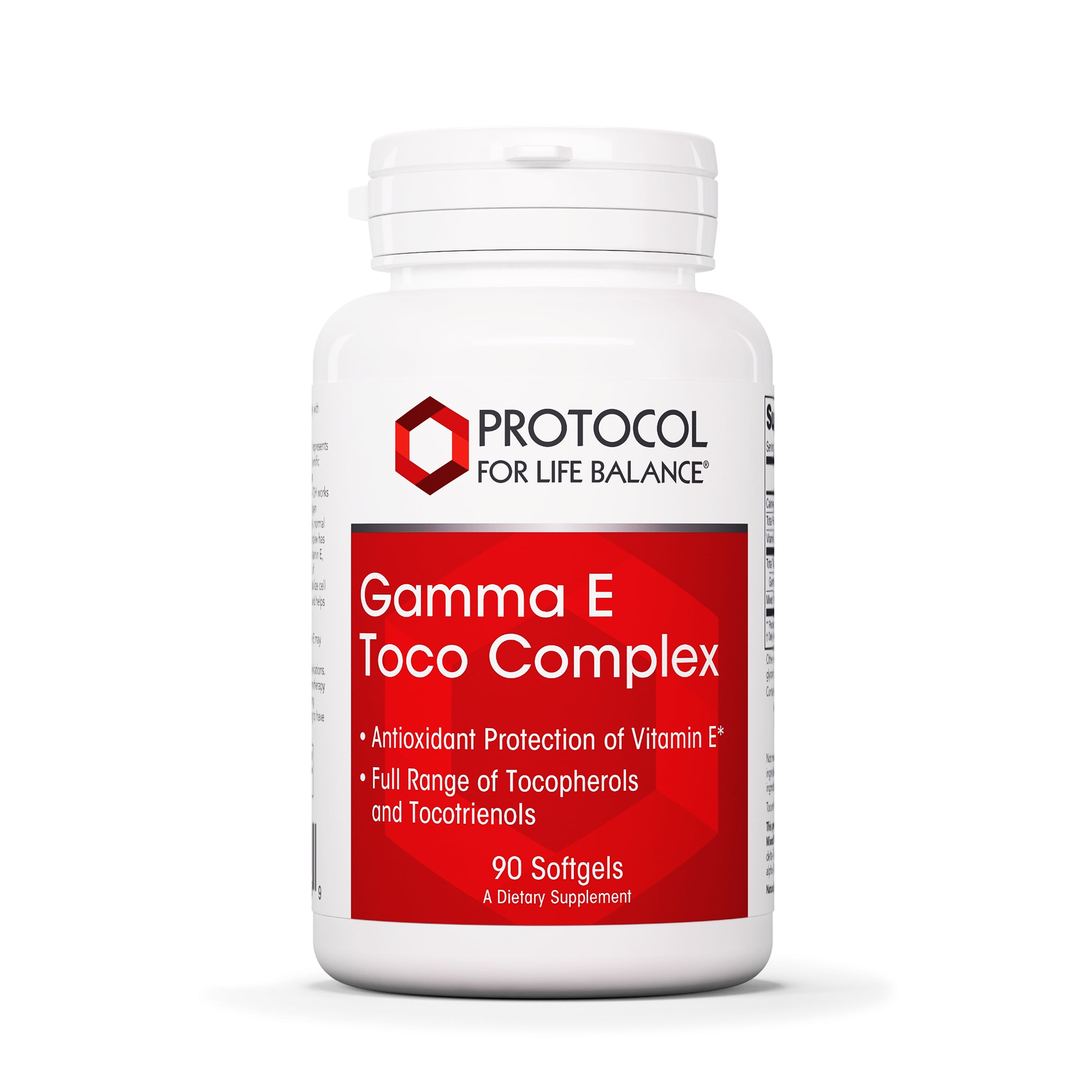 Protocol Gamma E Toco Complex - 300mg Vitamin E Antioxidant Softgels ...