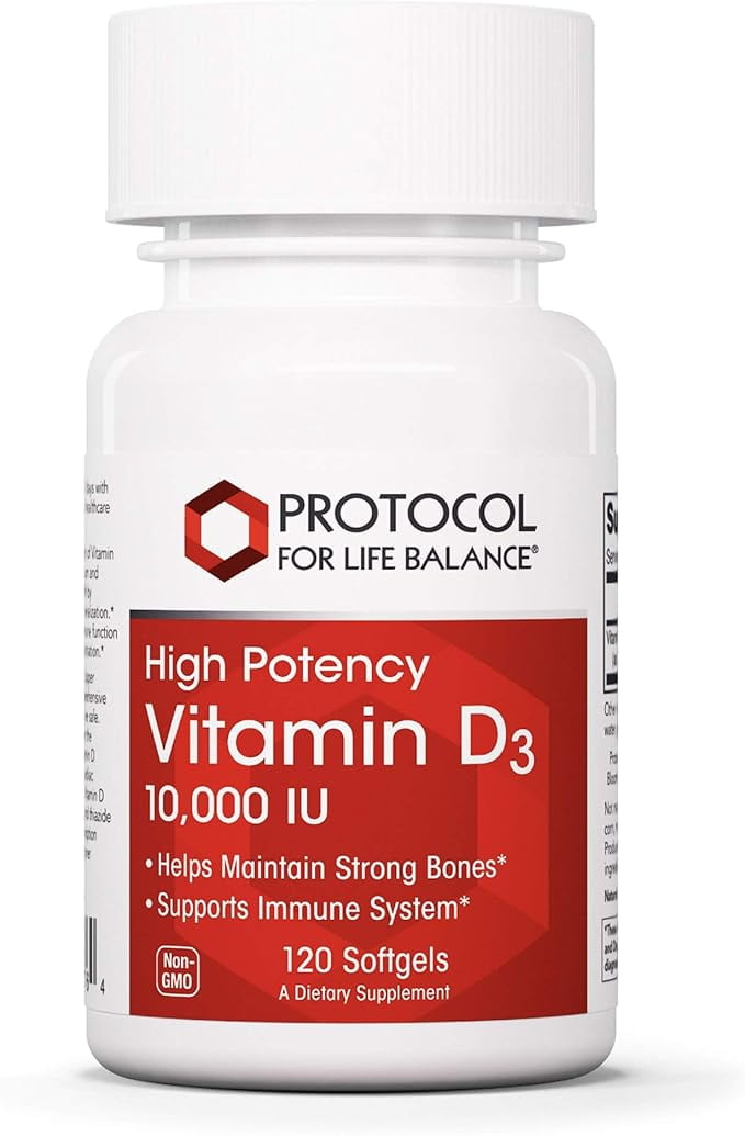 Protocol Vitamin D3 10,000 IU - Bone & Immune Support* - Dietary ...