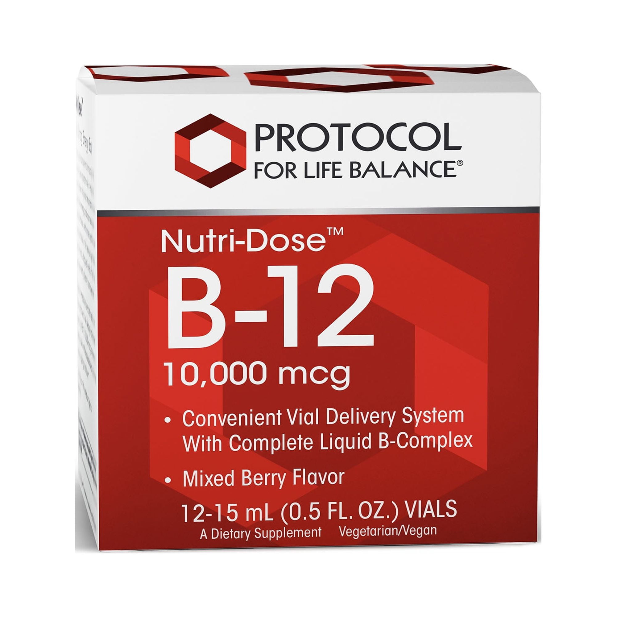 Protocol for Life Balance Nutri-Dose B-12 10,000 mcg 12 Vials 15 ml ...