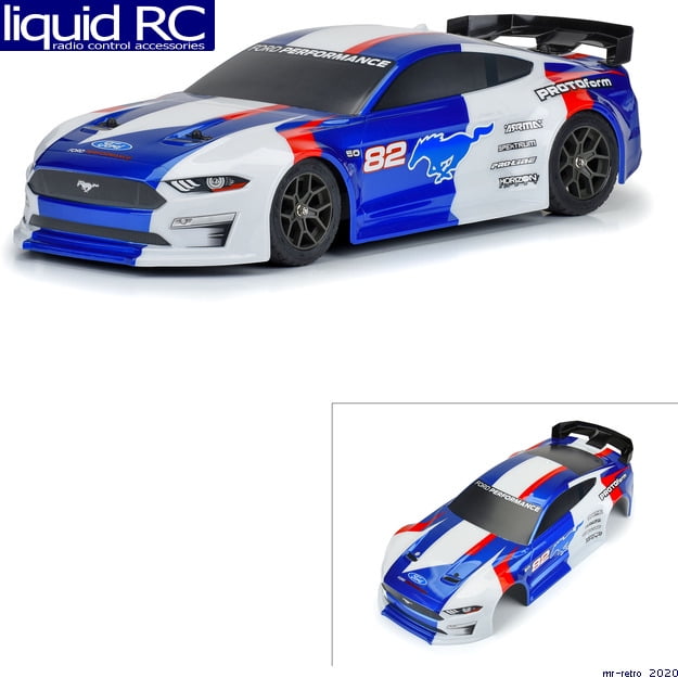 Protoform 158213 1/8 F0RD Mustang Painted Body Blue : Vendetta ...