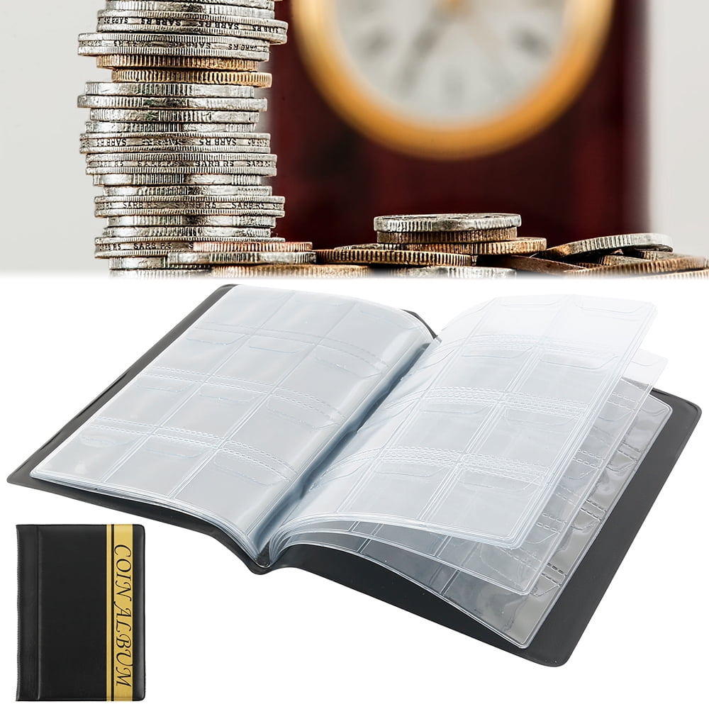 Protoiya 120 Pockets Coin Collection Holder Coin Storage Album Book ...