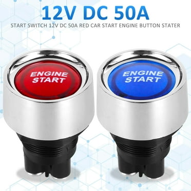 2-Pin ATV Ignition Electric Start Switch Button for Scooter, Moped, Go ...