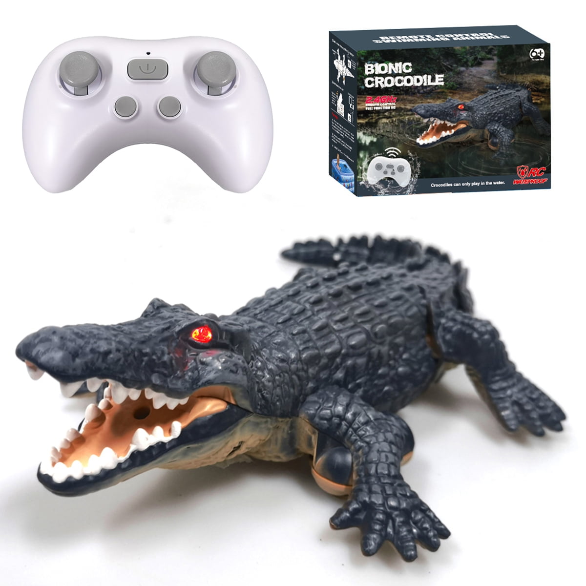 Protoiya 2.4 GHz Alligator Head Remote Control Pool Toys & Floats ...