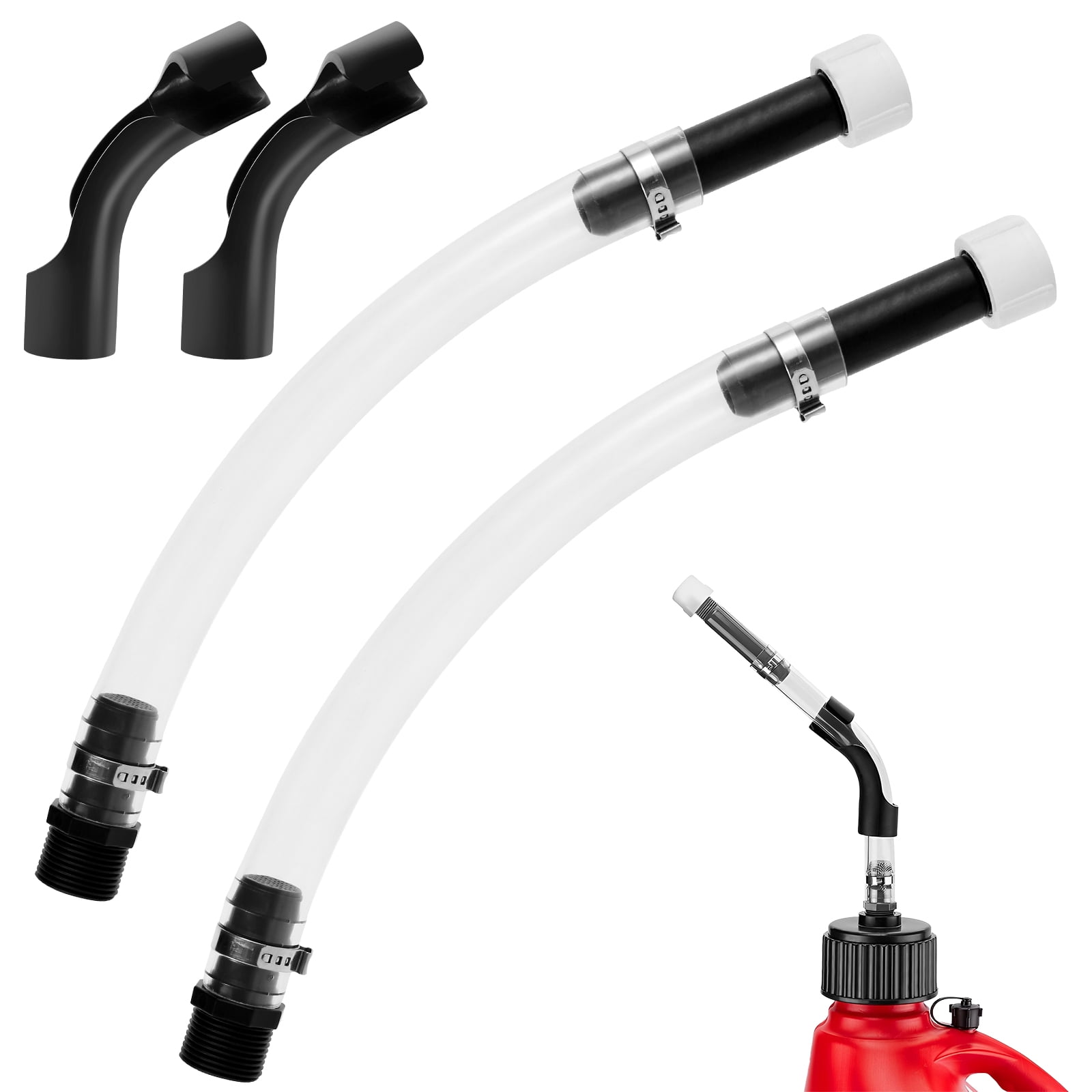 Protoiya 2Pcs Racing Fuel Filler Jug Hose with 2 Hose Bender 11inch ...