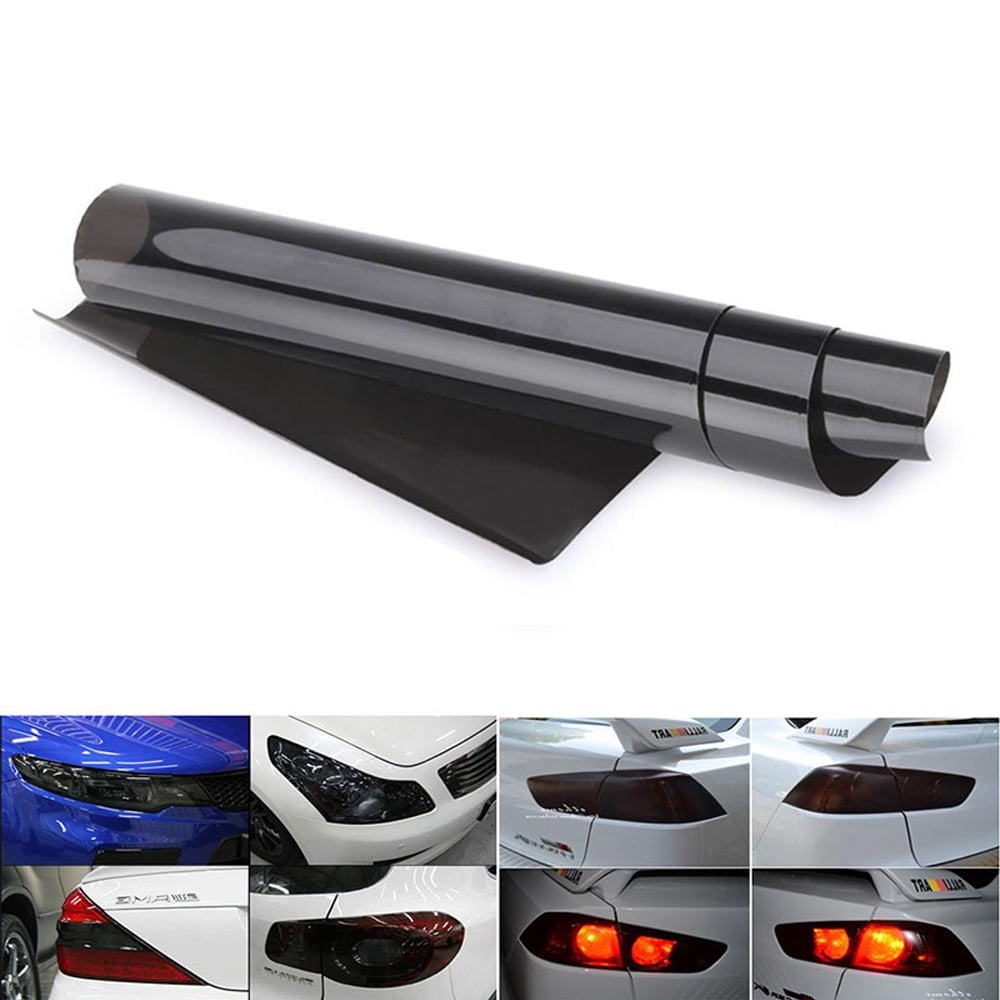 Protoiya 30 x120cm Light Smoke Black Tint Film Headlights Tail lights ...