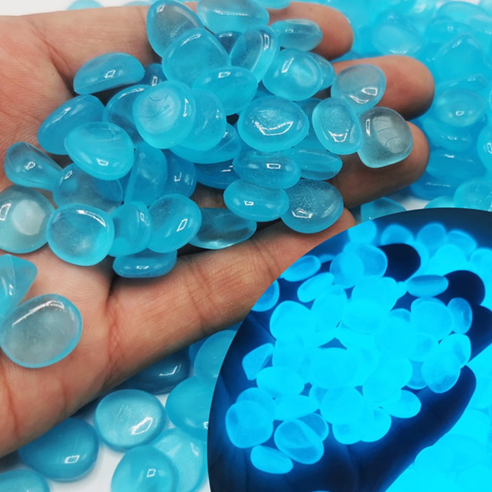 Protoiya 300Pcs Glow Rocks Glow in The Dark Available for 15 Years DIY ...