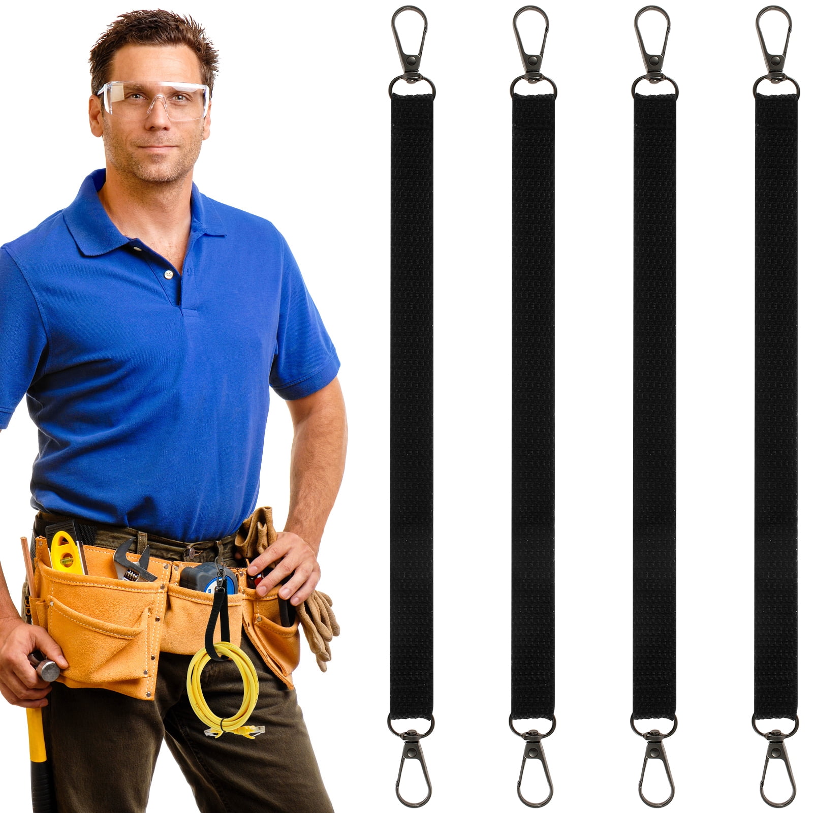 Protoiya 4pcs Electrical Tape Holder Straps Heavy Duty Tape Holder ...