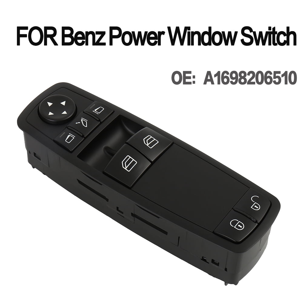 Protoiya Black Power Window Control Switch Fits for Mercedes-Benz W169 ...