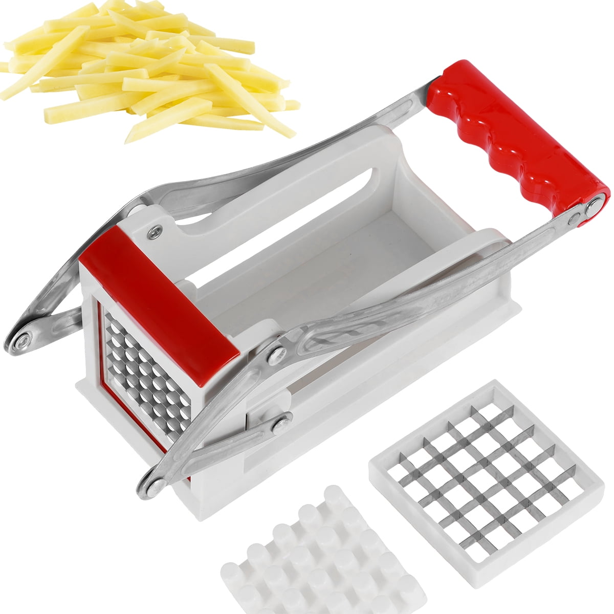 Protoiya French Fry Cutter Stainless Steel Potato Chipper Fast Cutting ...