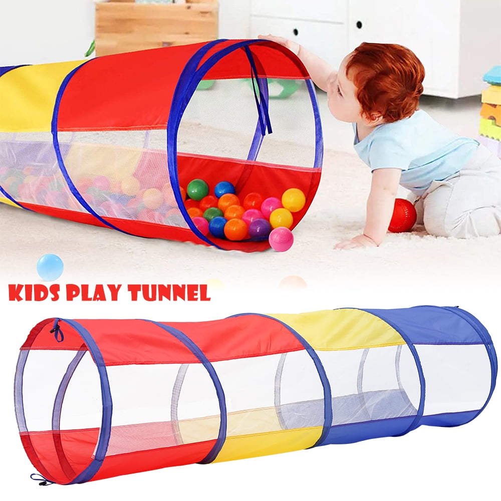 Protoiya Kids Play Tent Crawl Tunnel and Ball Pit Set – Durable Pop Up ...
