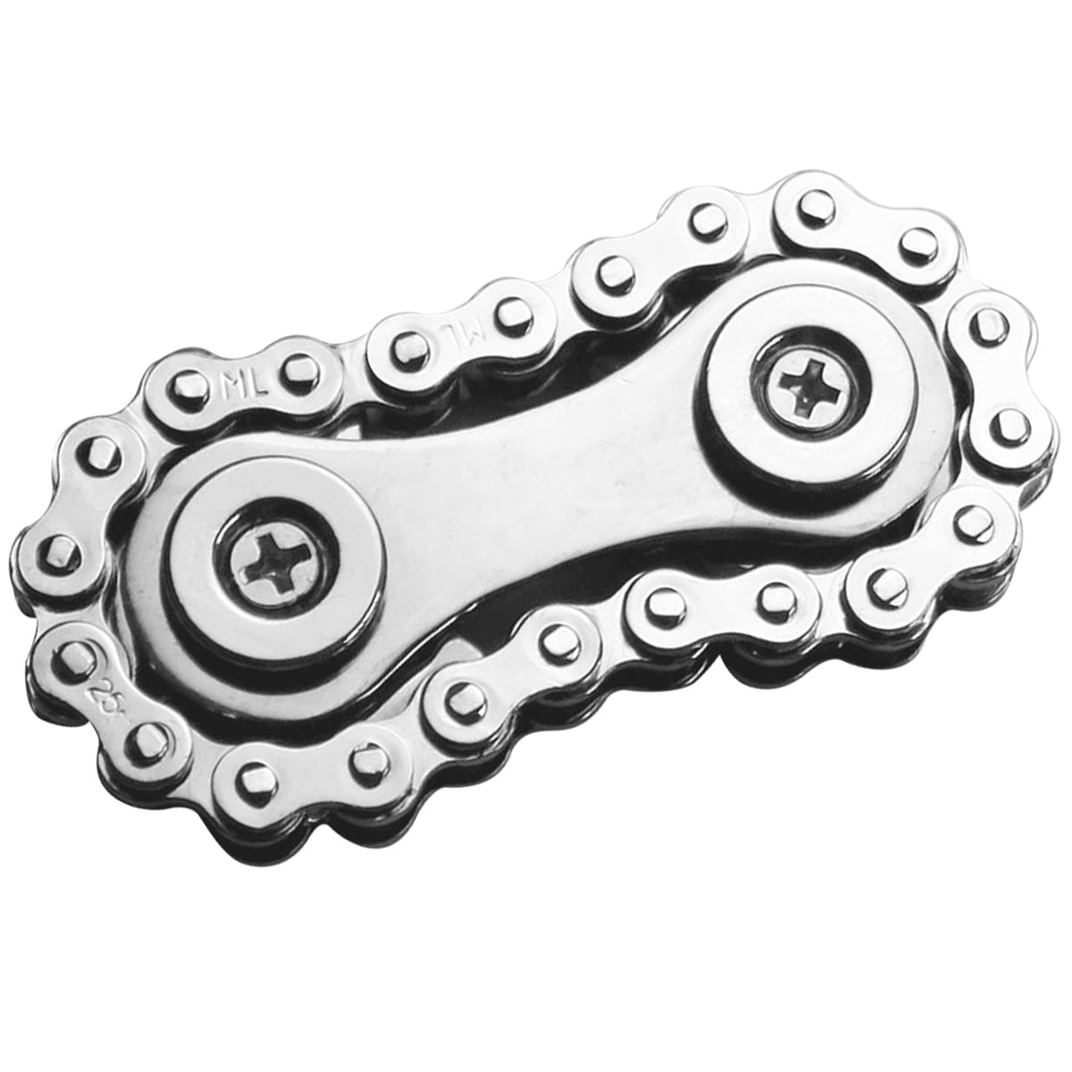 Protoiya Metal Chain Fidget Toy Stainless Steel Chain Fingertip Gyro ...