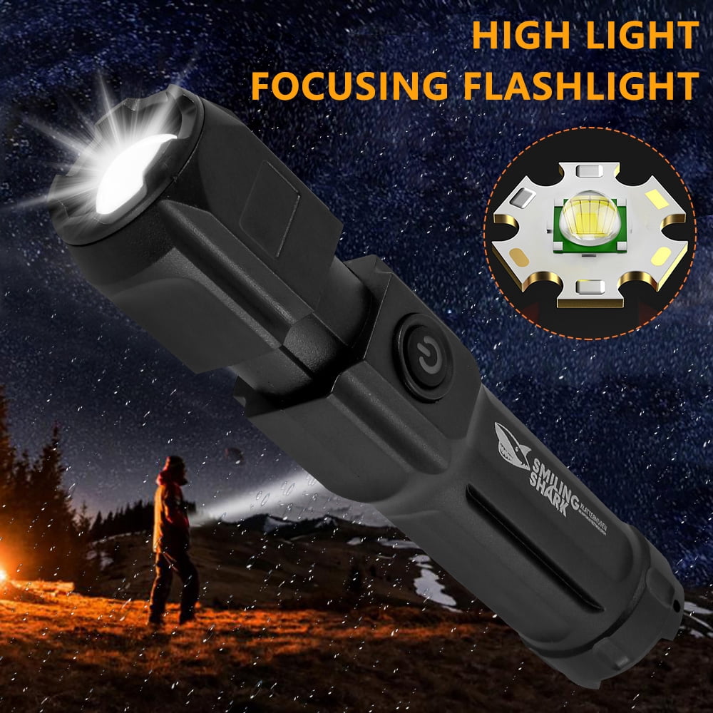 Protoiya Rechargeable Tactical Flashlight,LED Flashlight 3000 Lumen,3 ...