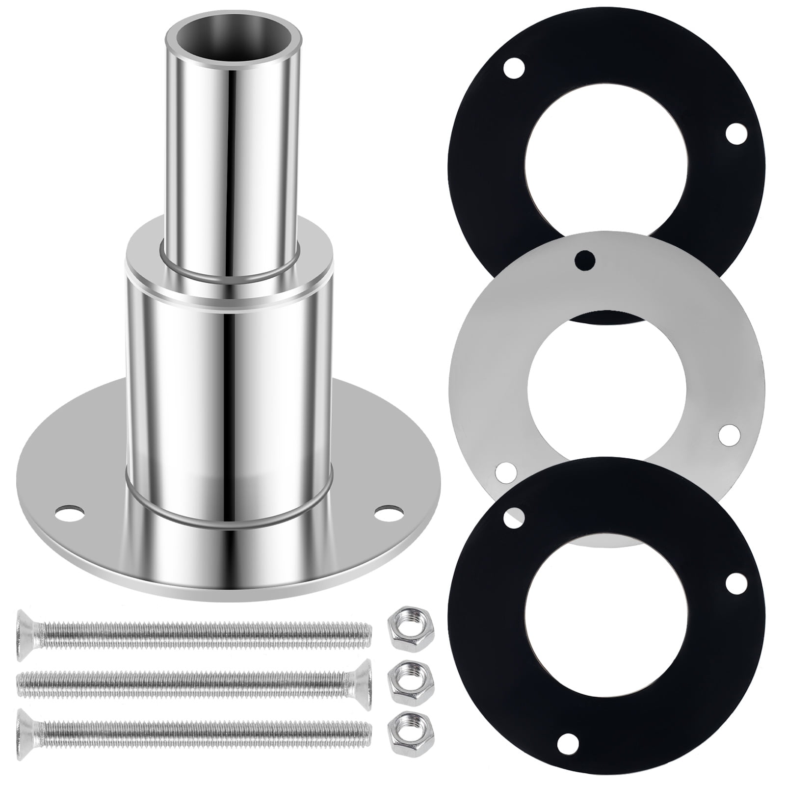 Protoiya Straight Thru Hull Exhaust Skins Fitting for 24mm Inner ...