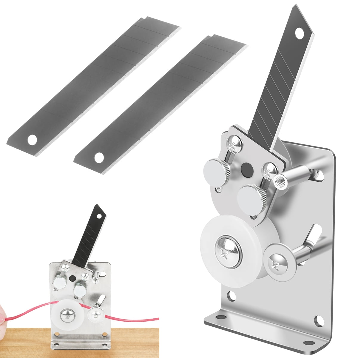 Protoiya Stainless Steel Wire Stripper Cutter with 3 Blades, Portable ...