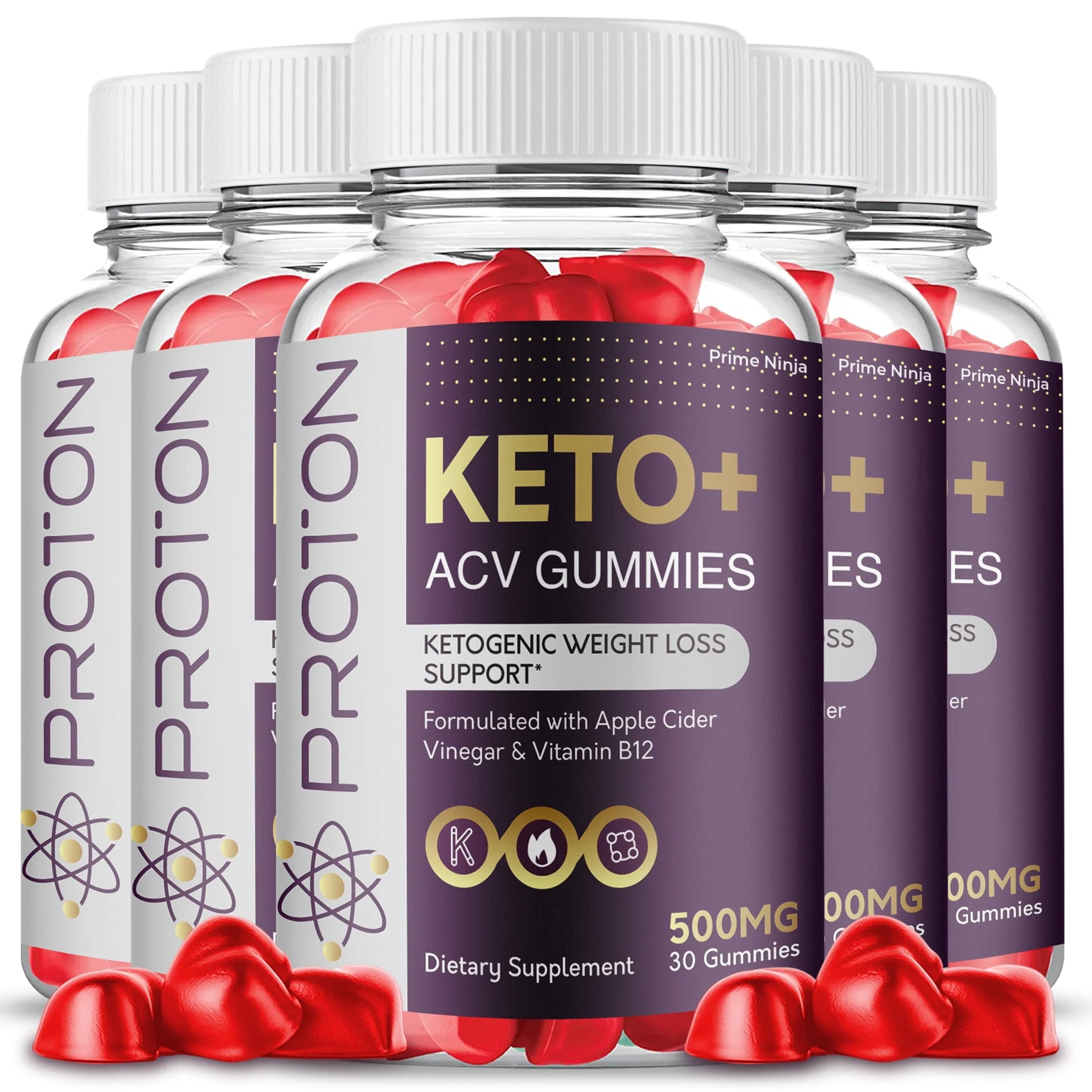 Proton Keto ACV Gummies, Maximum Strength Dietary Supplement, 5 Pack ...