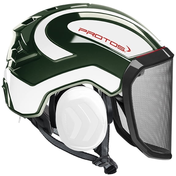 Protos Integral ARBORIST Helmet - Olive and White - Walmart.com