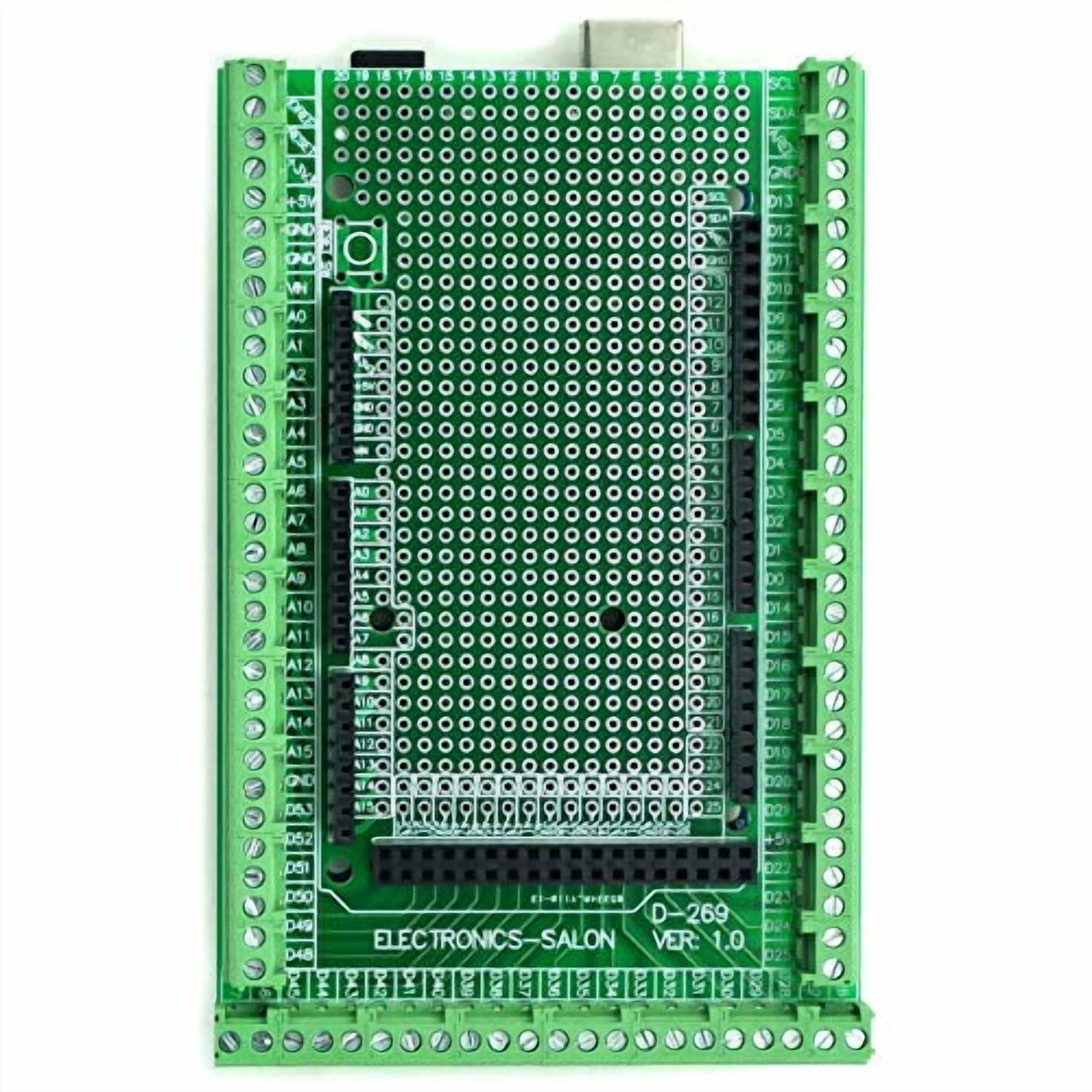 Prototype Screw/Terminal Block Shield Board Kit for Arduino MEGA-2560 ...