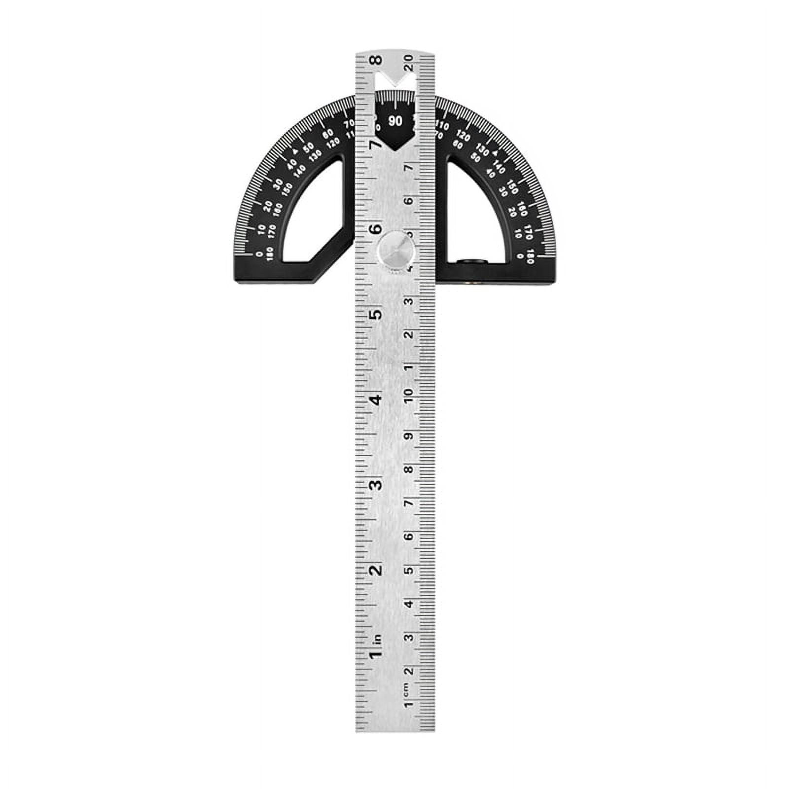 Protractor Angle Finder Stainless Steel Angle Ruler with Adjustable ...