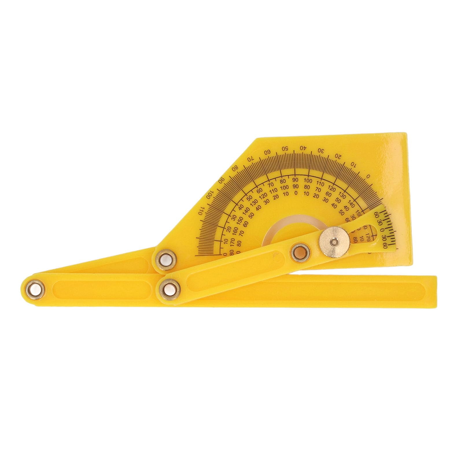 Protractor Angle Ruler, 180 Degree Protractor, Adjustable Gauge ...