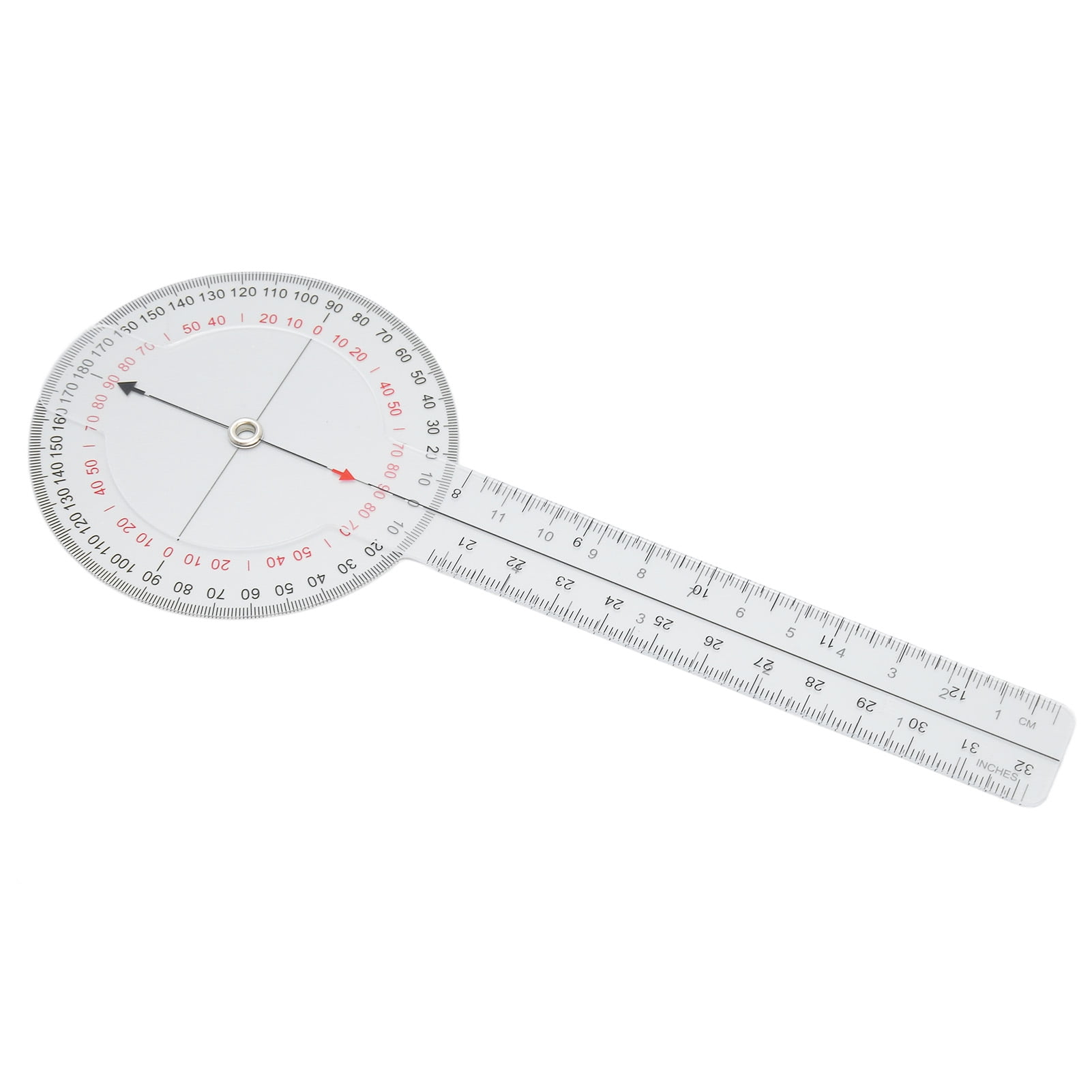 Protractor Angle Ruler Measurement Clear Scale Transparent Limb Angle ...