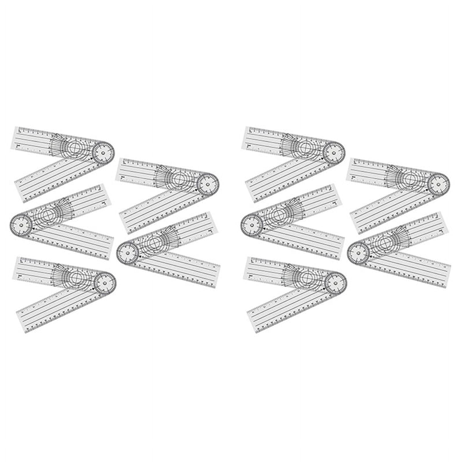Protractor Pack of 10 Protractor Angle Spinal Ruler Orthopaedic Ruler ...