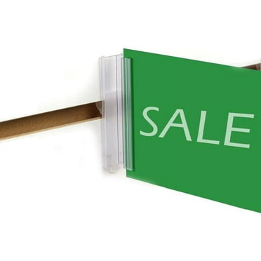 Slatwall Sign Holder, Vertical Protruding Stick Out Signage Aisle Card ...