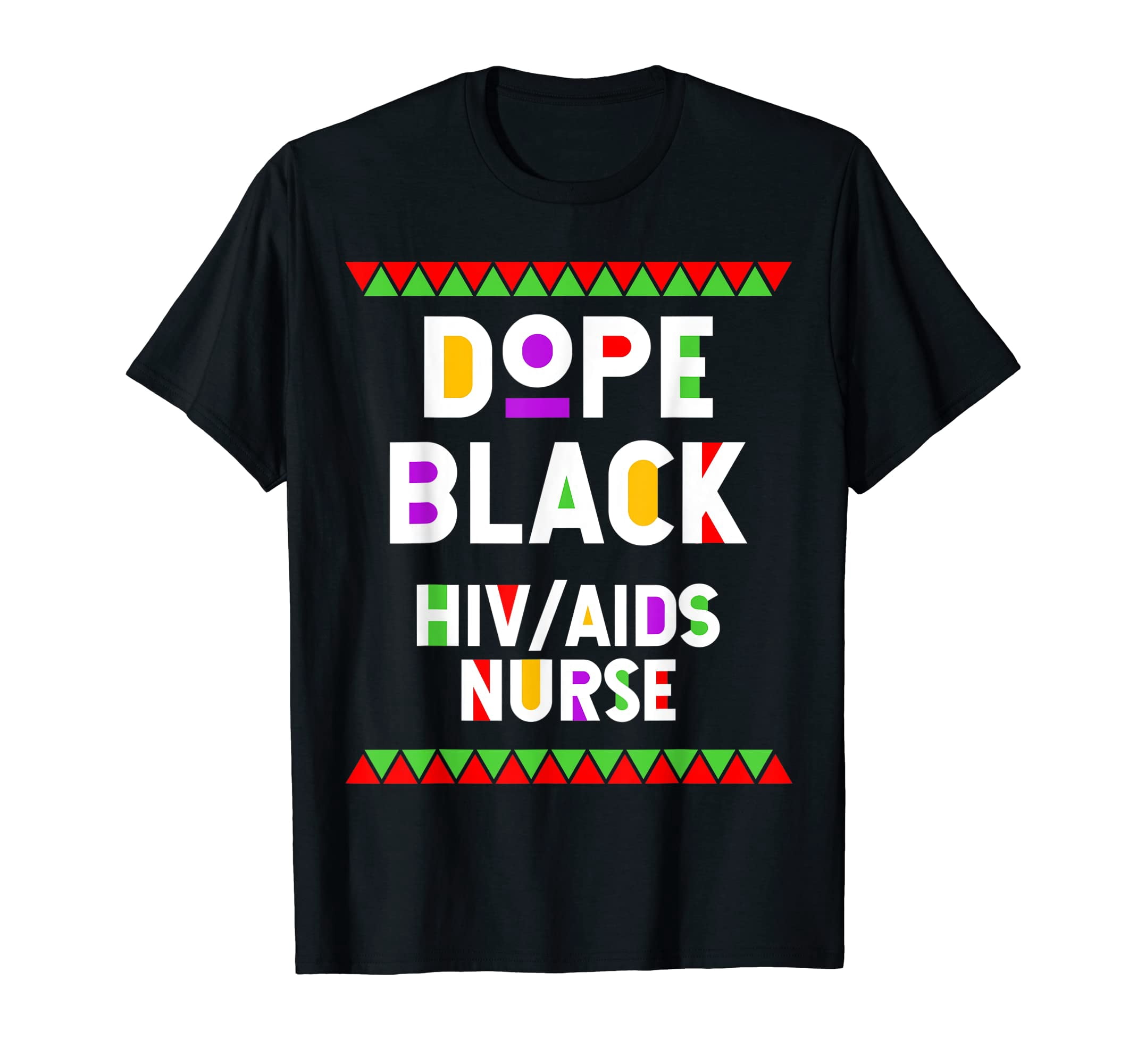 Proud African American Nurse Graphic T-Shirt - Celebrate HIV/AIDS ...