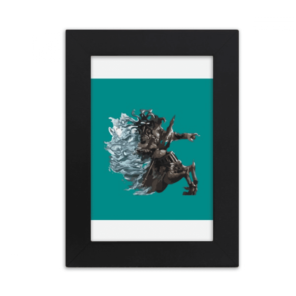 Proud Aggressive Sea Horses Desktop Photo Frame Picture Display Art ...