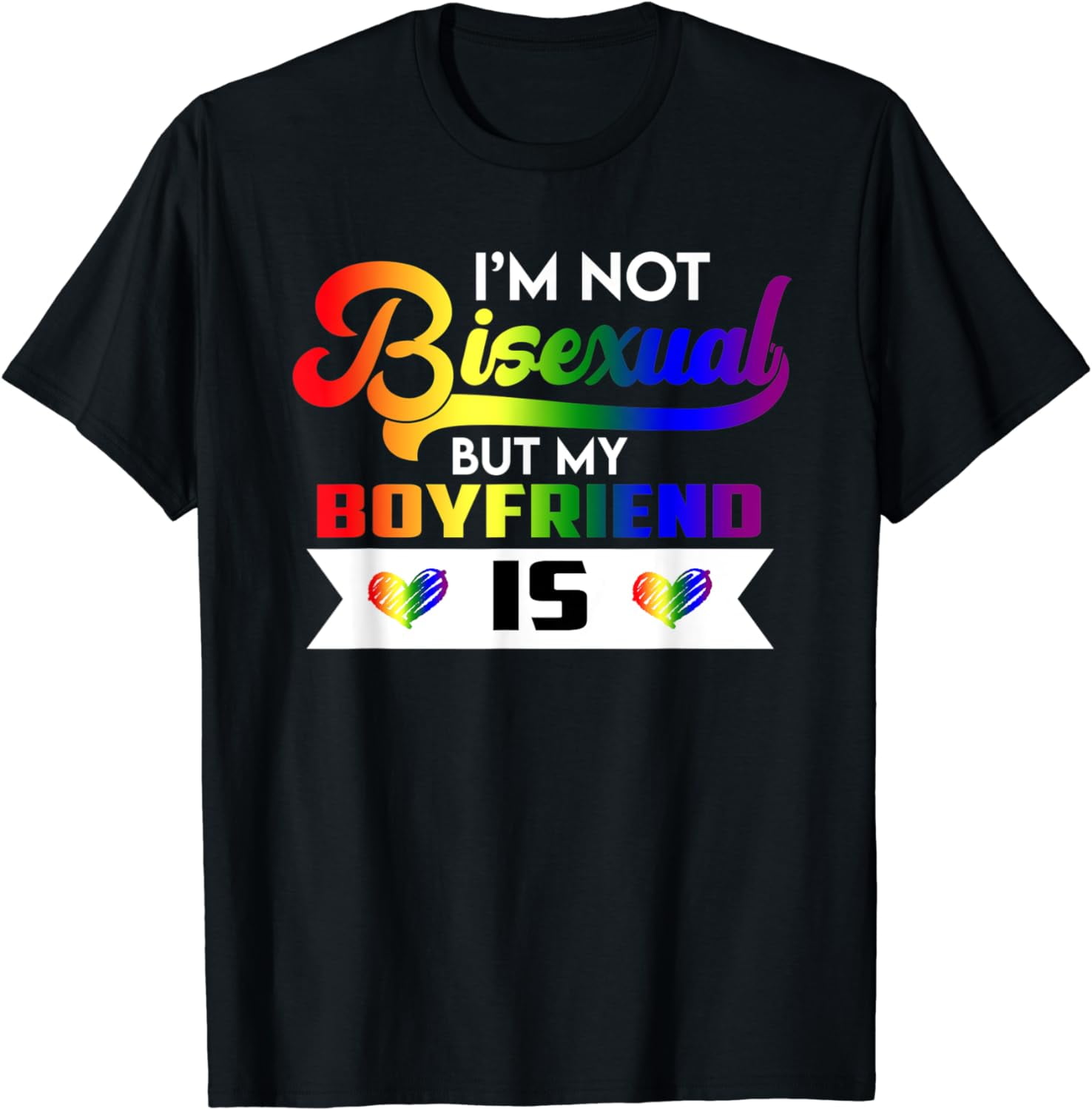 Proud Ally LGBTQ CSD Pride I'm not Bisexual but my Boyfriend Breathable ...
