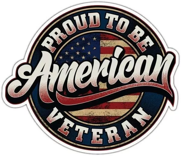 Proud American Veteran Us Army Military Car Window Stickerphone Decal ...