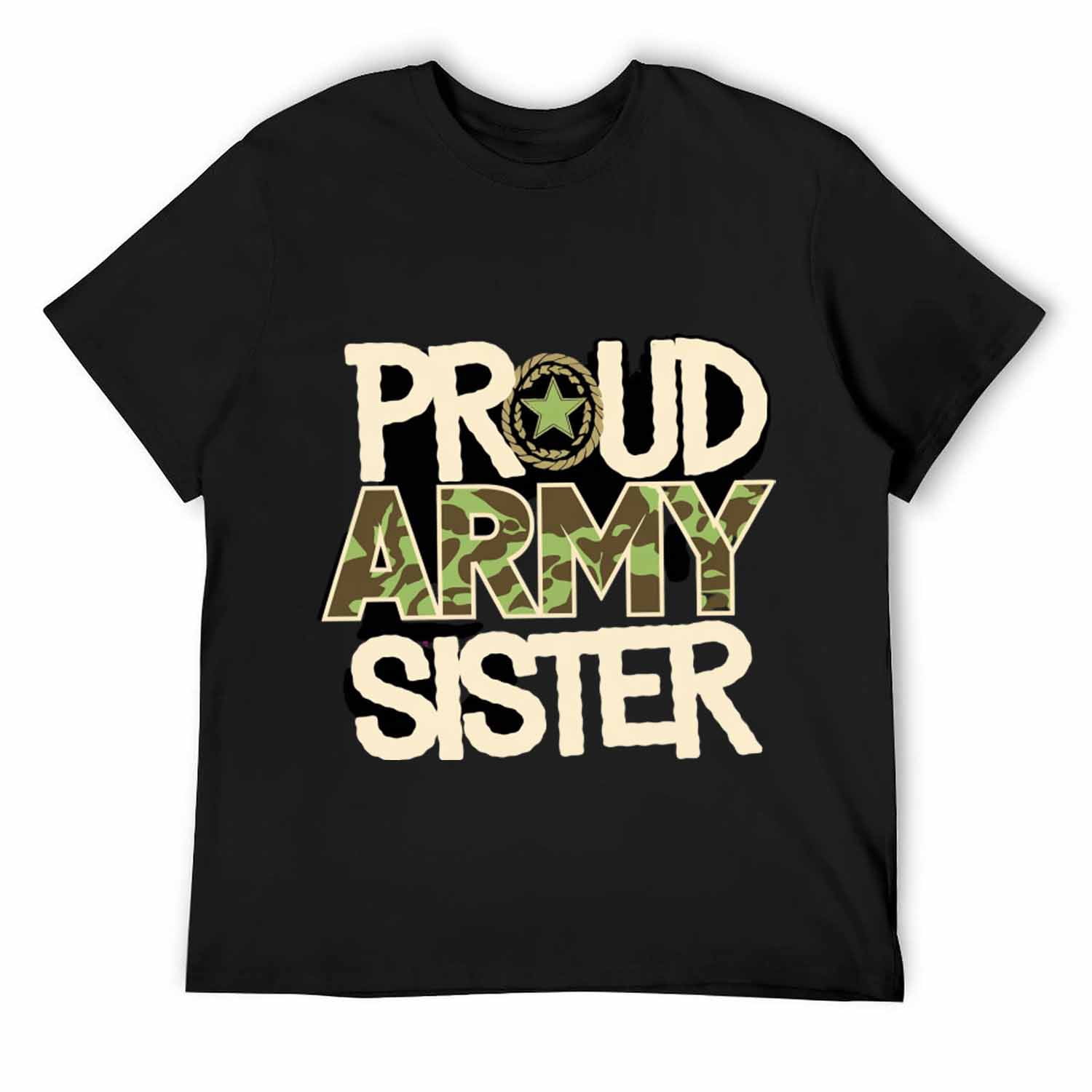 Proud Army Sister Lgbt Flag Gay Lesbian Pride Parades Rainbow T-Shirt ...