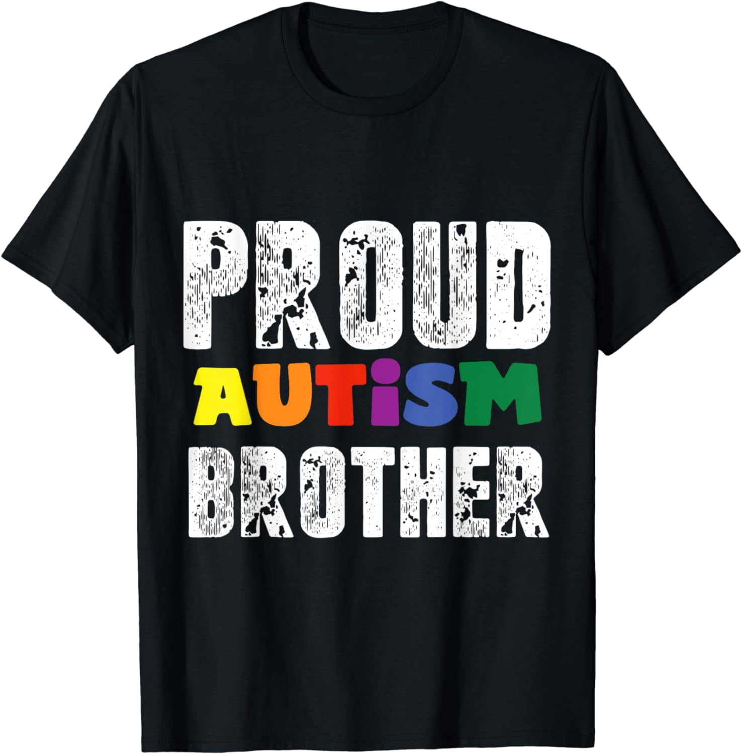 Proud Autism Brother Awareness Family Support Autism T-Shirt - Walmart.com