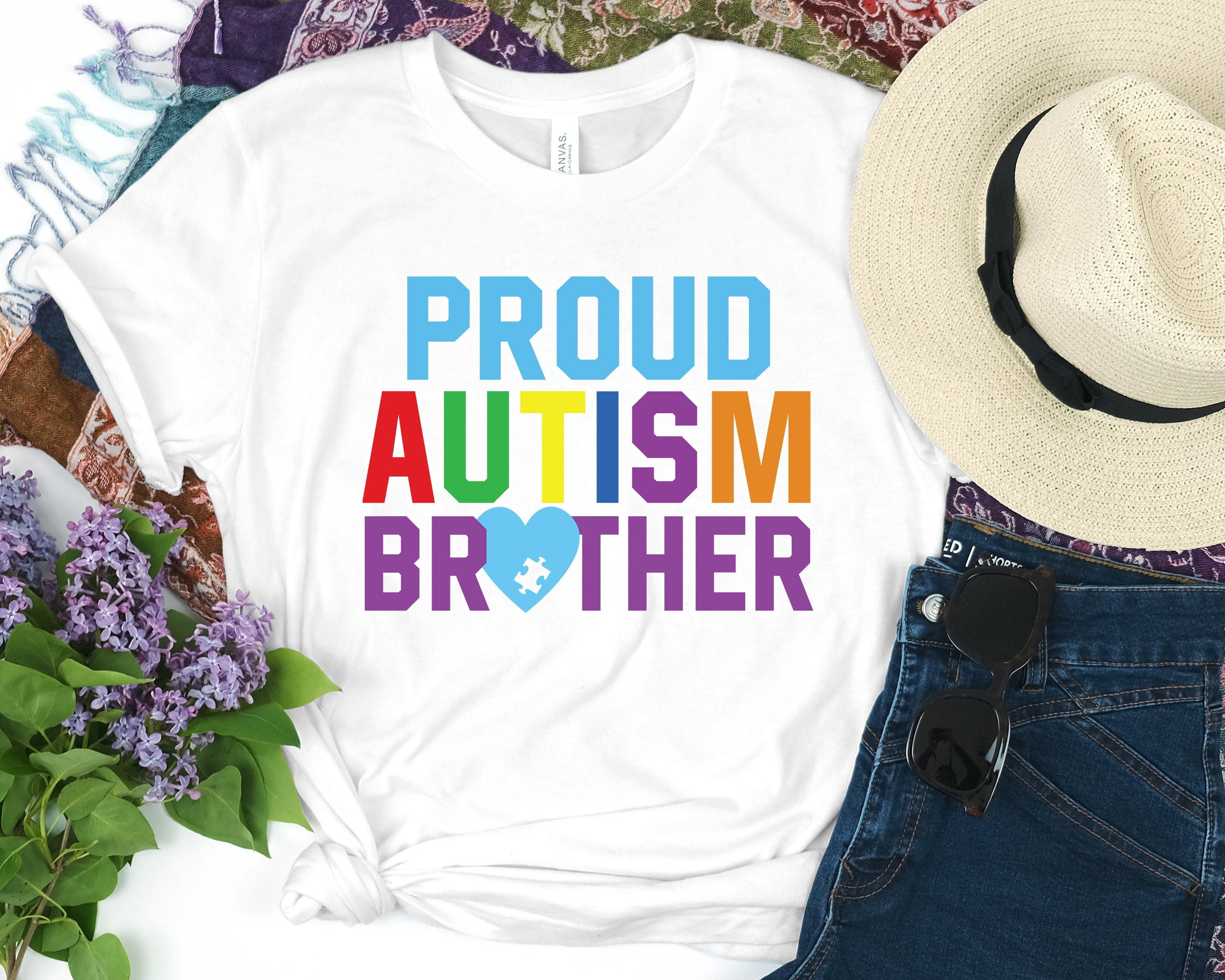 Proud Autism Brother Shirt Autism Brother Shirt Neurodiversity Shirt ...