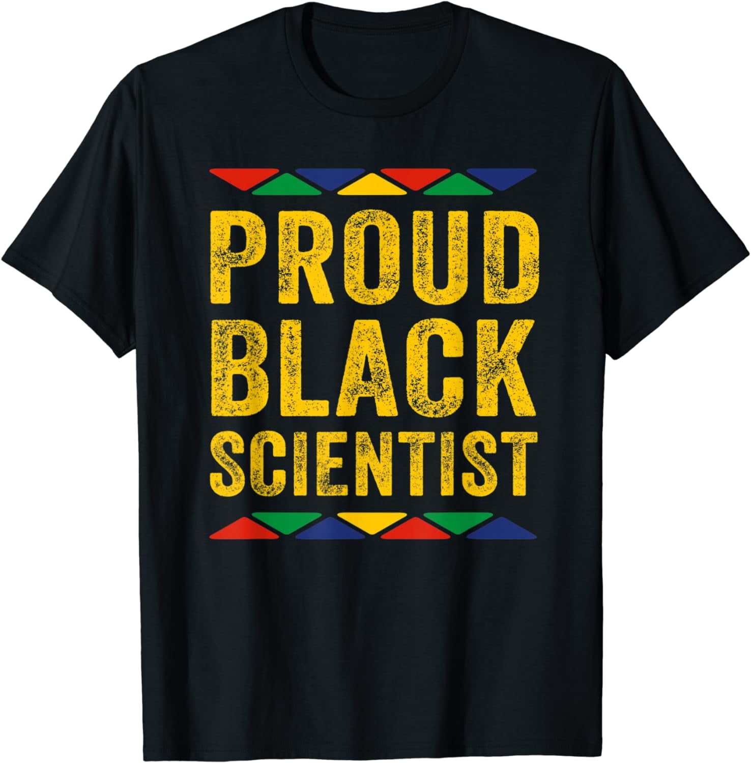 Proud Black Scientist Black History Month African American T-Shirt ...