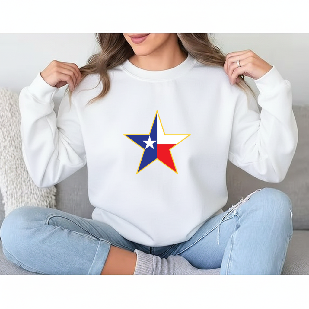 Proud Bold Spirit Lone Star Texas Heritage Pride Art Sweatshirt, up to ...