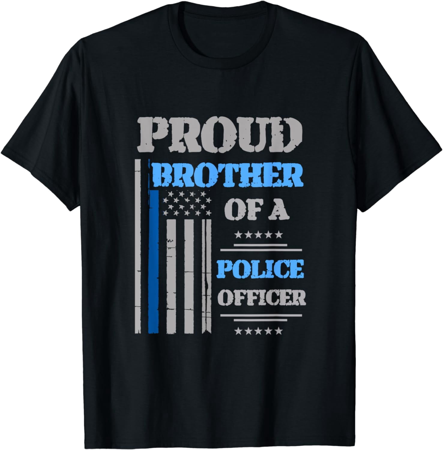 Proud Brother of Police Officer T-Shirt - Walmart.com