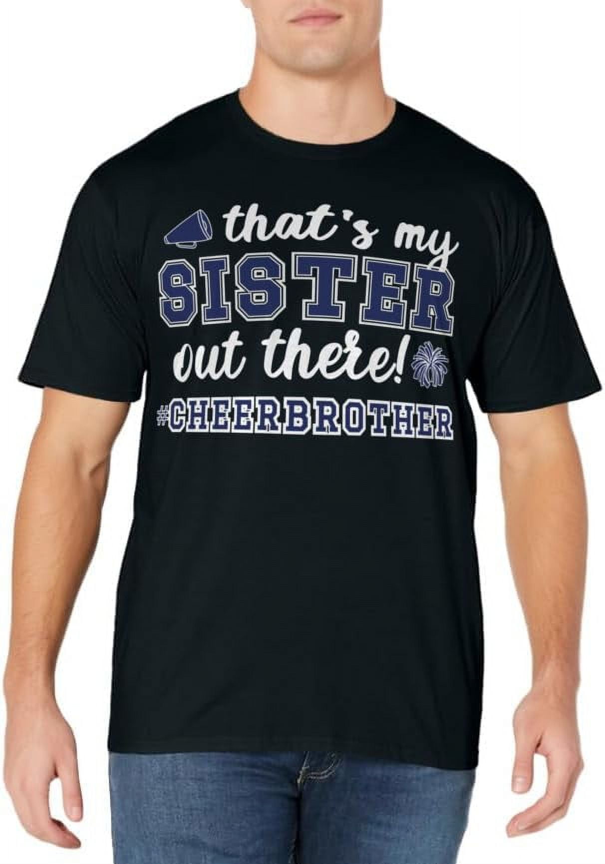 Proud Cheer Brother Cheerleading Brother Of A Cheerleader T-Shirt ...