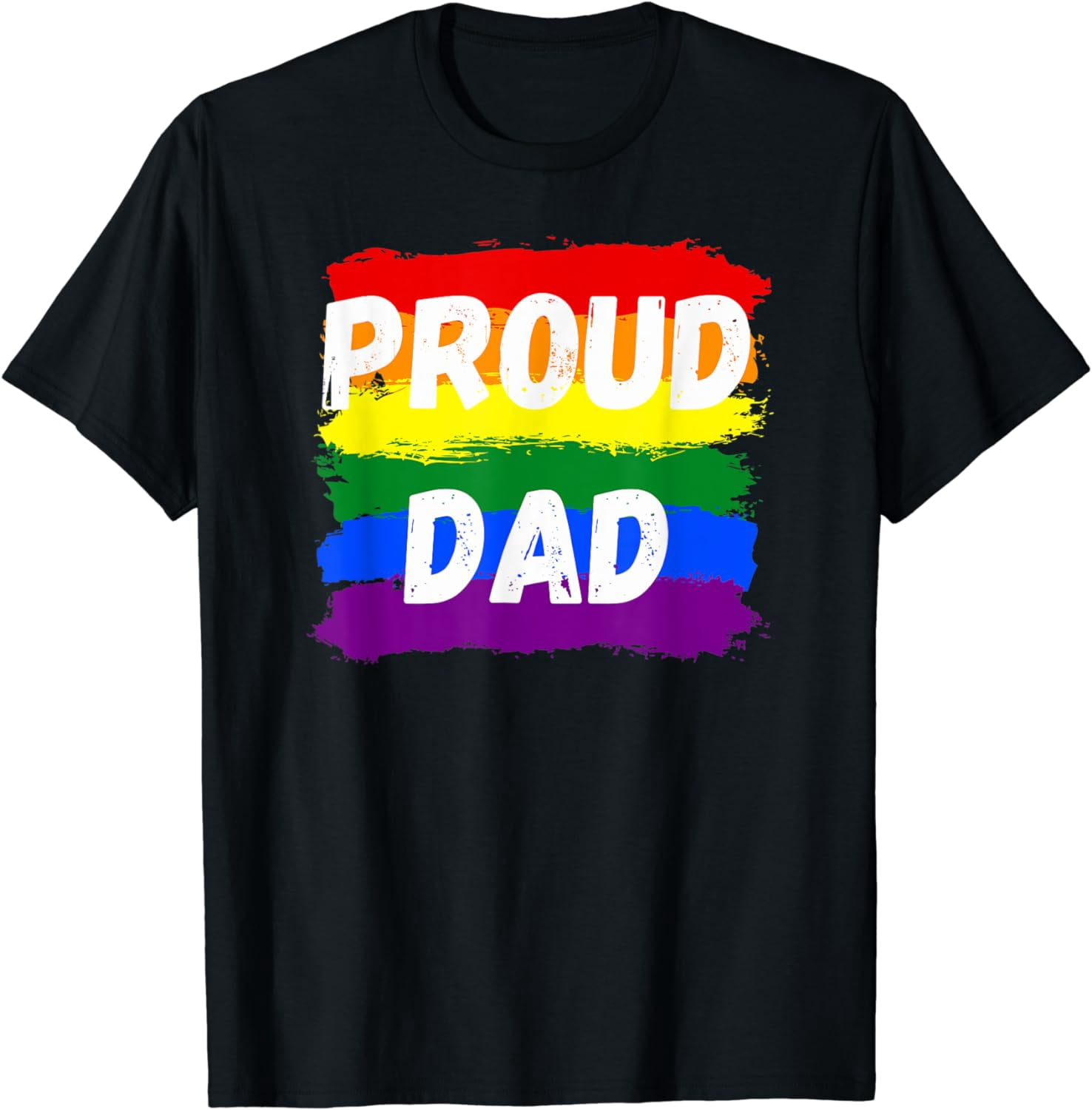 Proud Dad LGBTQ Gay Pride Pride month parade supporter T-Shirt ...