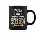 Proud Dad Of 2024 Valedictorian Class 2024 Graduate Coffee Mugs ...