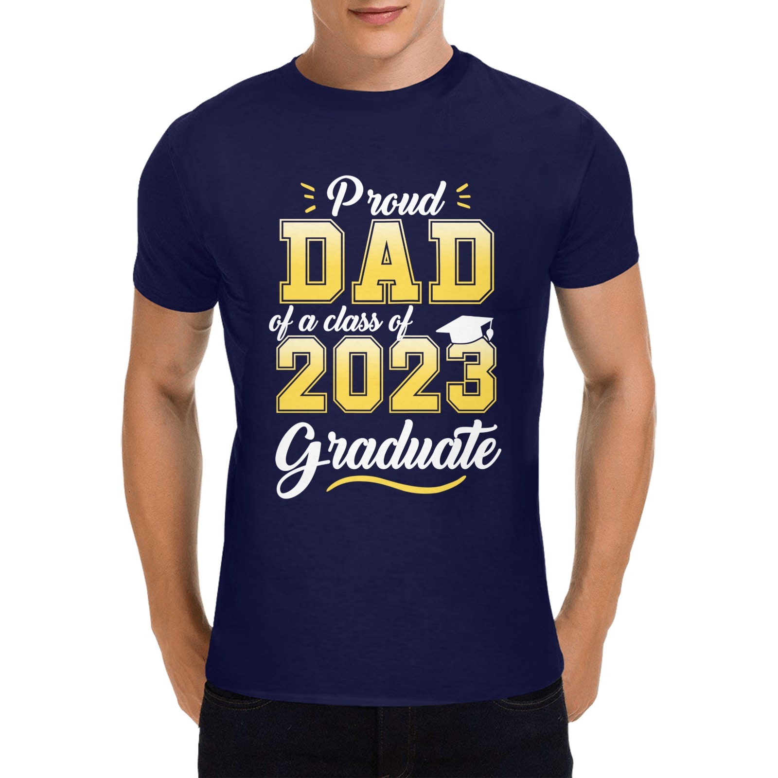 Proud Dad of a 2023 Graduate Shirts, Father' Day Class of 2023 ...