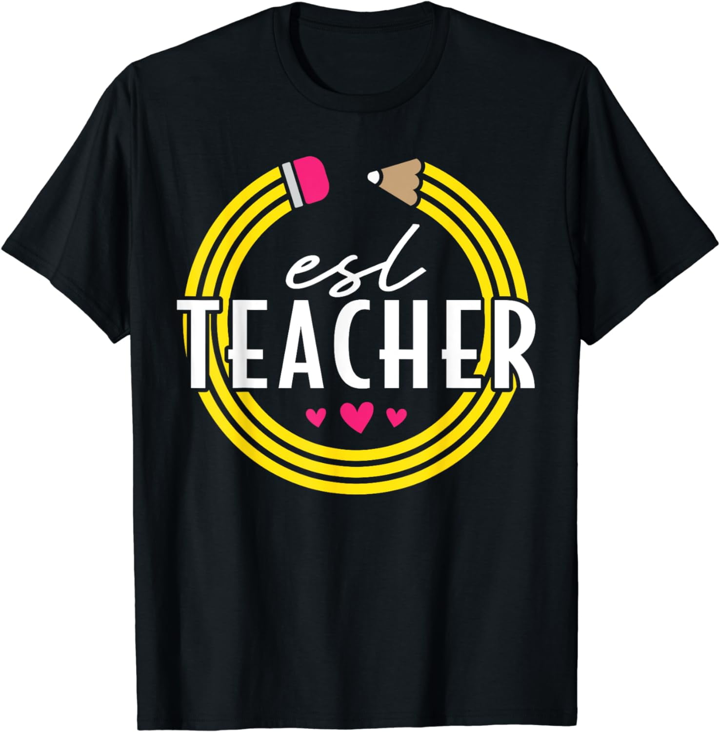 Proud ESL Teacher English as a Second Language T-Shirt - Walmart.com