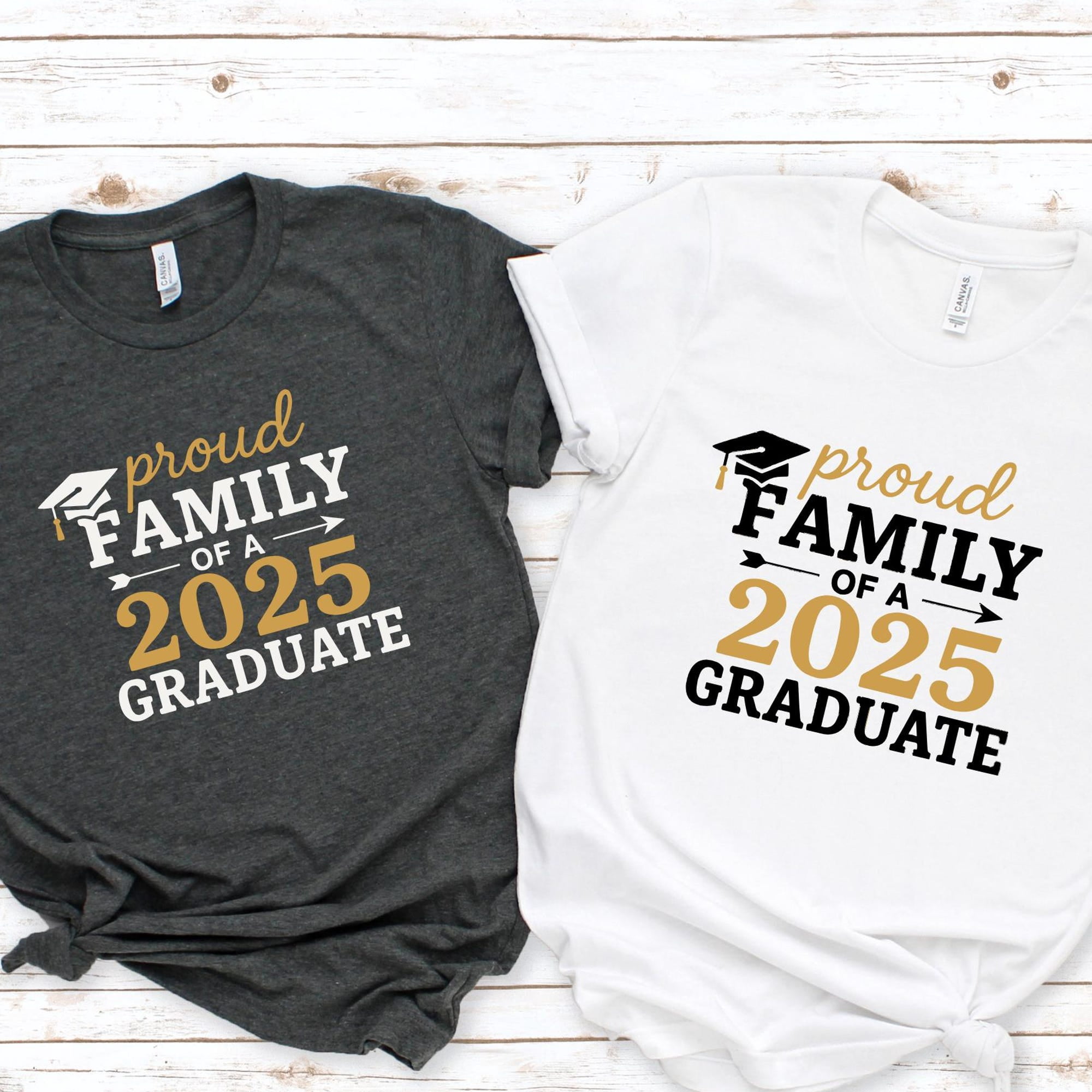 Proud Family of a 2025 Graduate Class of 2025 Family Graduation Shirts ...