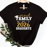 Proud Family of a 2026 Graduate Class of 2026 Family Graduation Shirts ...