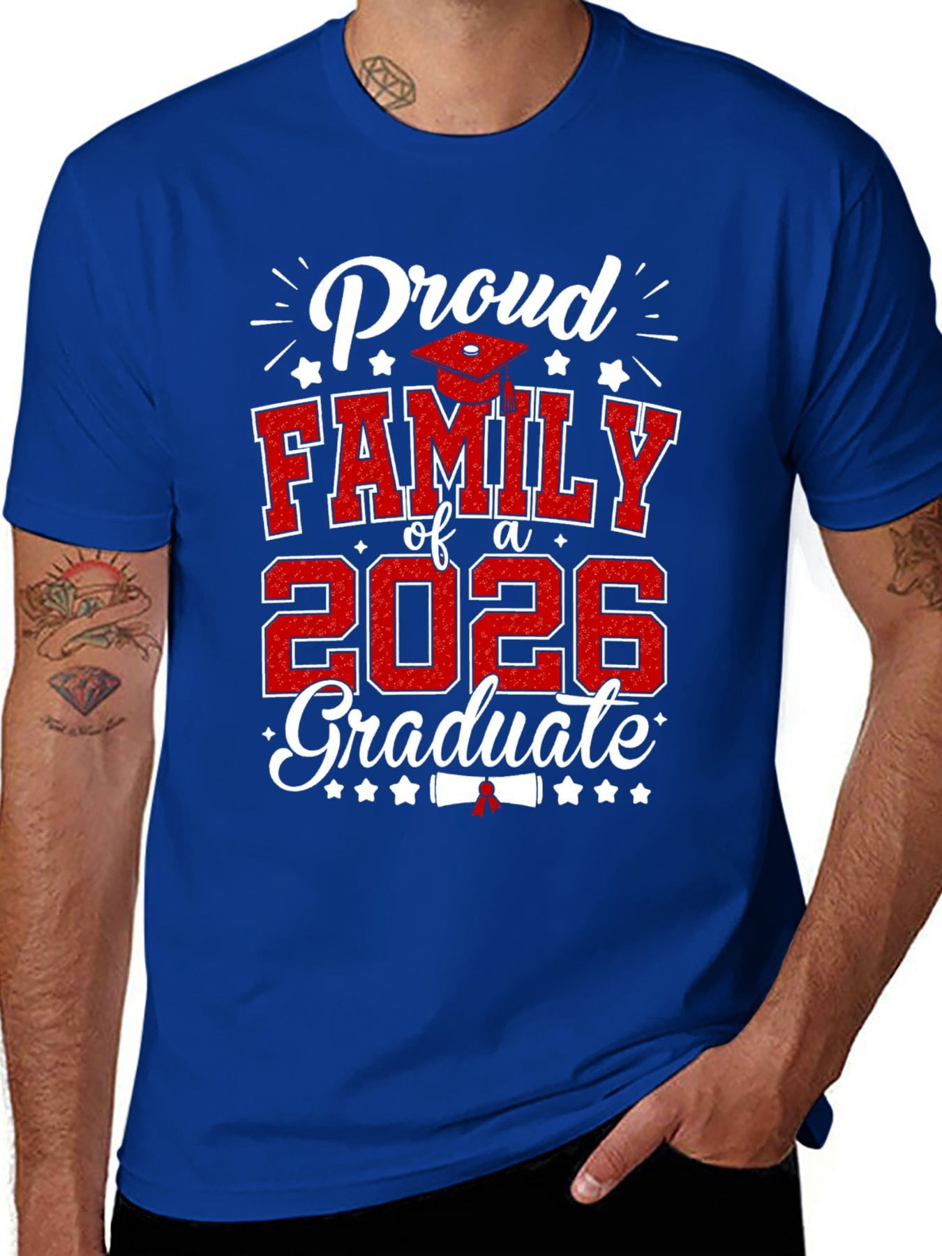 Proud Family of a 2026 Graduate T-Shirt – Class of 2026 Senior ...