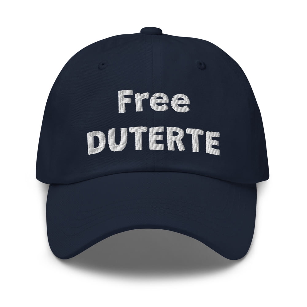 Proud Filipino Patriot Embroidered Dad Hat, Free Duterte Supporter ...