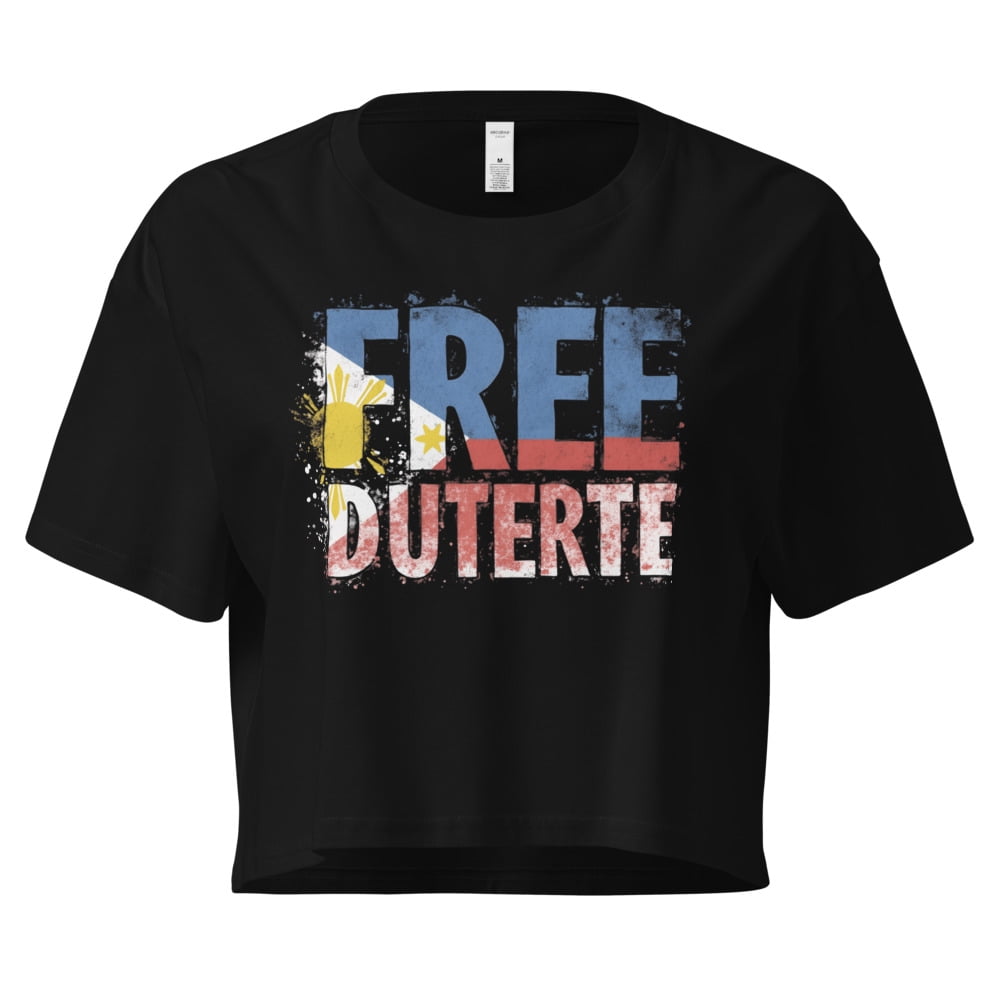 Proud Filipino Patriots Women’s Crop Top, Free Duterte Supporter ...