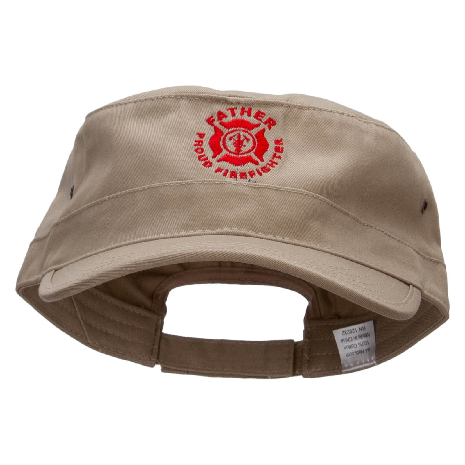 Proud Firefighter Father Big Size Trendy Army Style Cap - Khaki XL-3XL ...