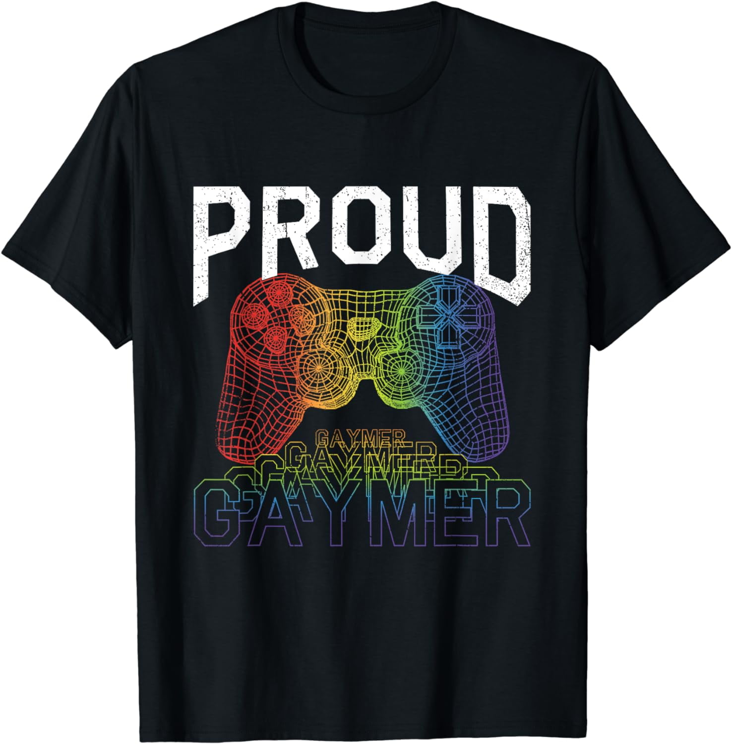 Proud Gaymer, Gay Pride Gaming T-Shirt - Walmart.com